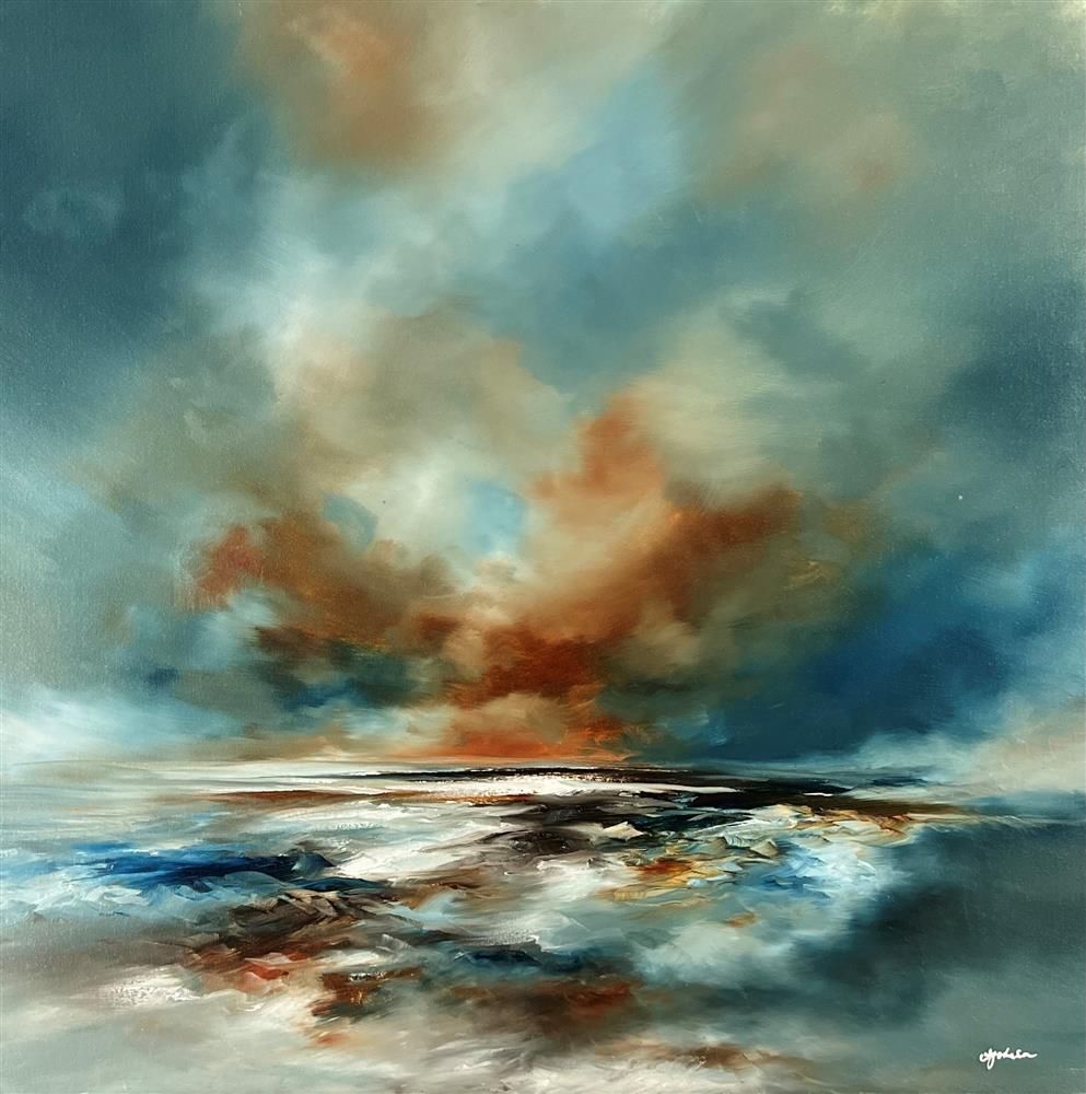 Believe In Me | Alison Johnson | Abstract Seascape Artwork with Free UK ...