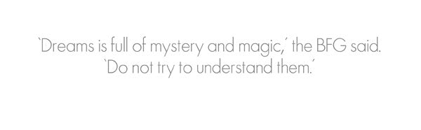 Dreams is Full of Mystery & Magic | Quentin Blake The BFG | Art Print ...