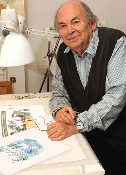 D is for Ducks | Quentin Blake - ABC | Art Print from The Rose Gallery