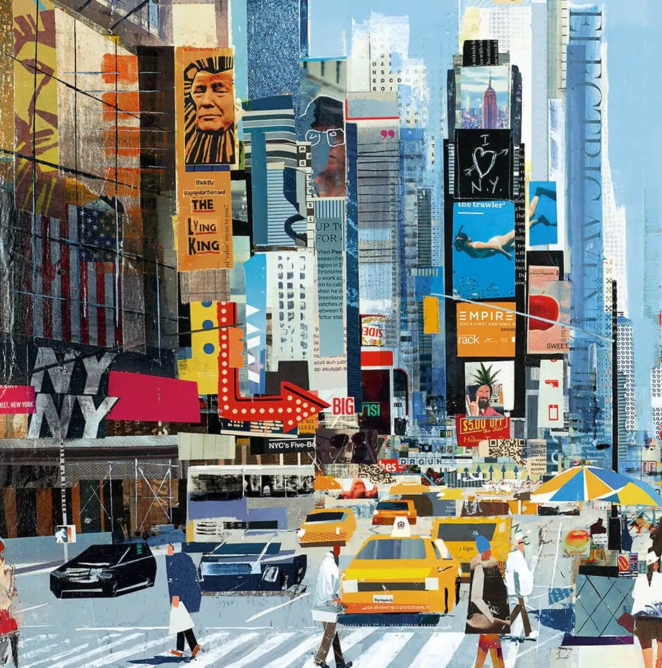 Happy Times | Tom Butler | New York Cityscape Artwork with Free UK ...