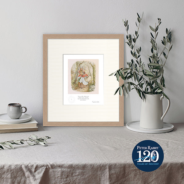 Mrs Rabbit Took Her Basket | Beatrix Potter Artwork | Free UK Delivery ...