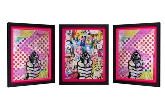 Aim For Love | Dan Pearce | Lenticular Artwork with Free UK Delivery – The Rose Gallery