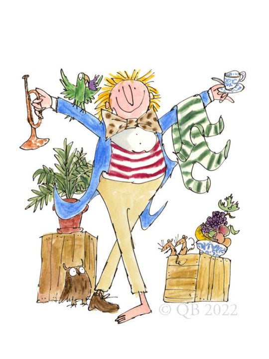 Sir Quentin Blake Art Illustrations | The Rose Gallery